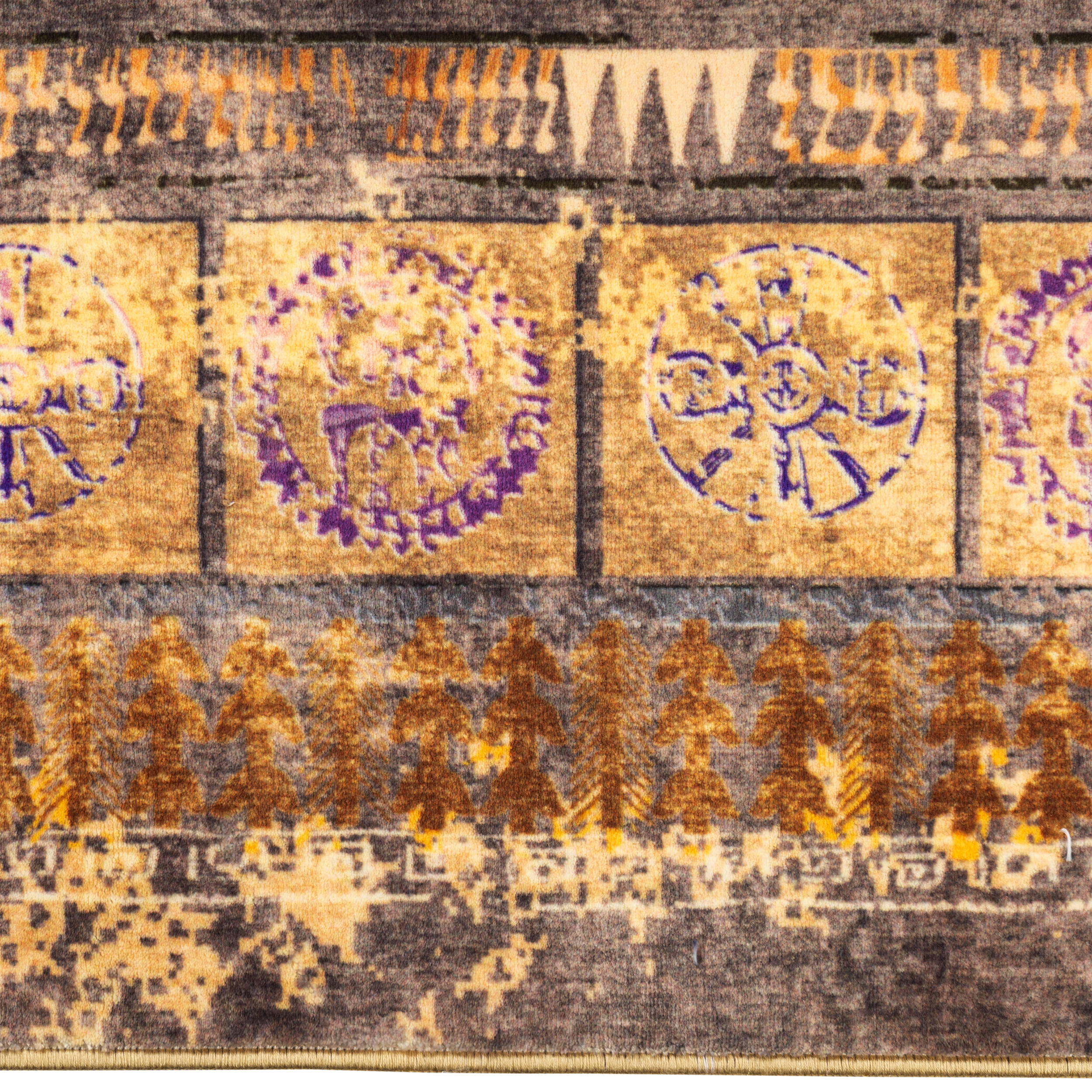 فرش ماشینی مدرن طرح 900443 خاکستری 1000 شانه