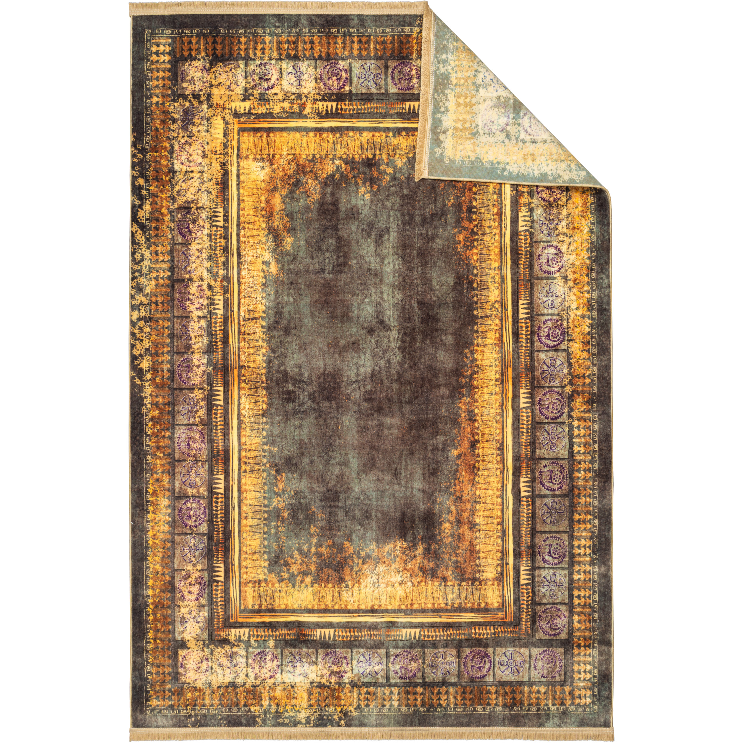 طرح 900443 سبز 1000 شانه | فرش محتشم